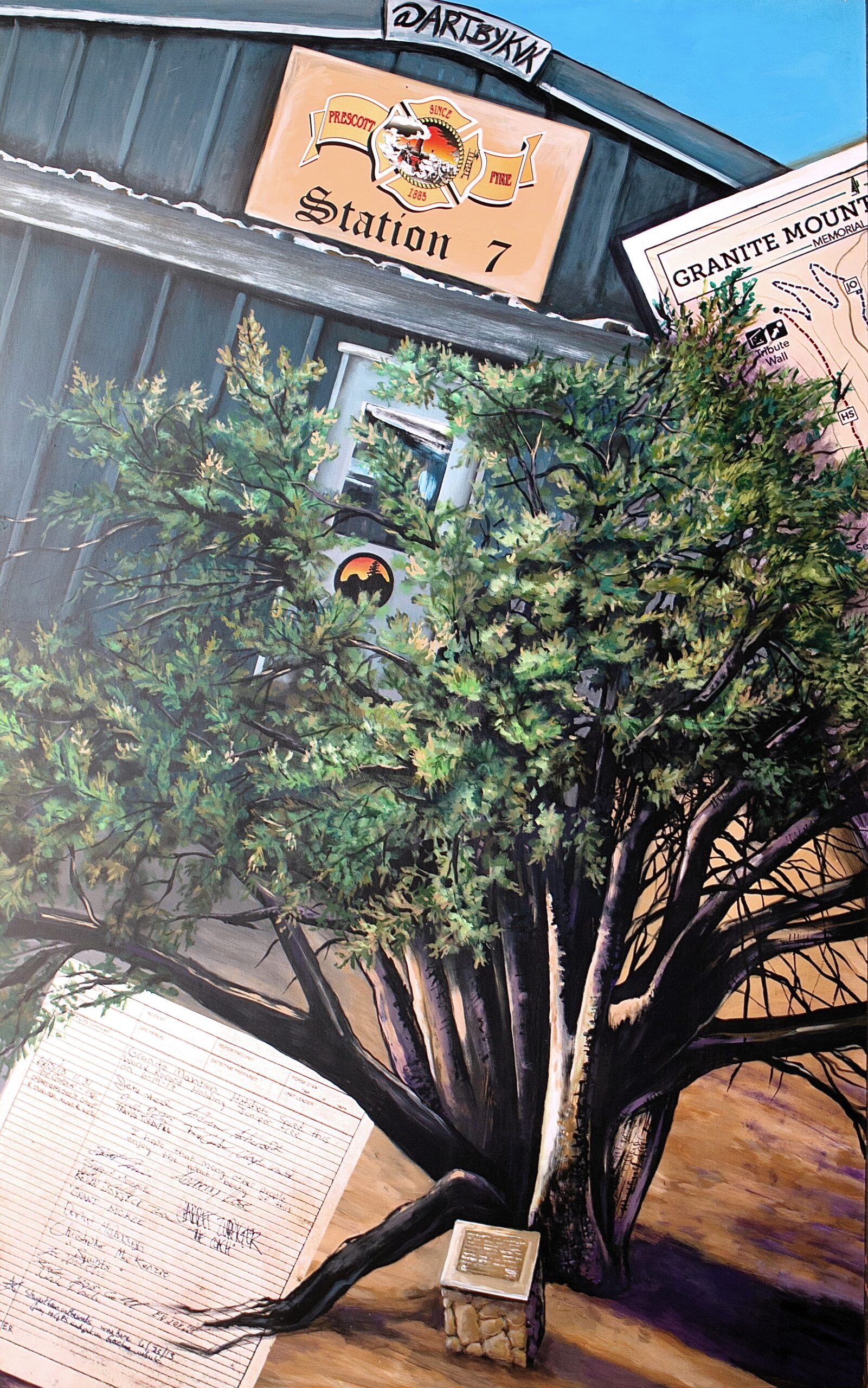 Middle Left Side Panels | Art by KVK